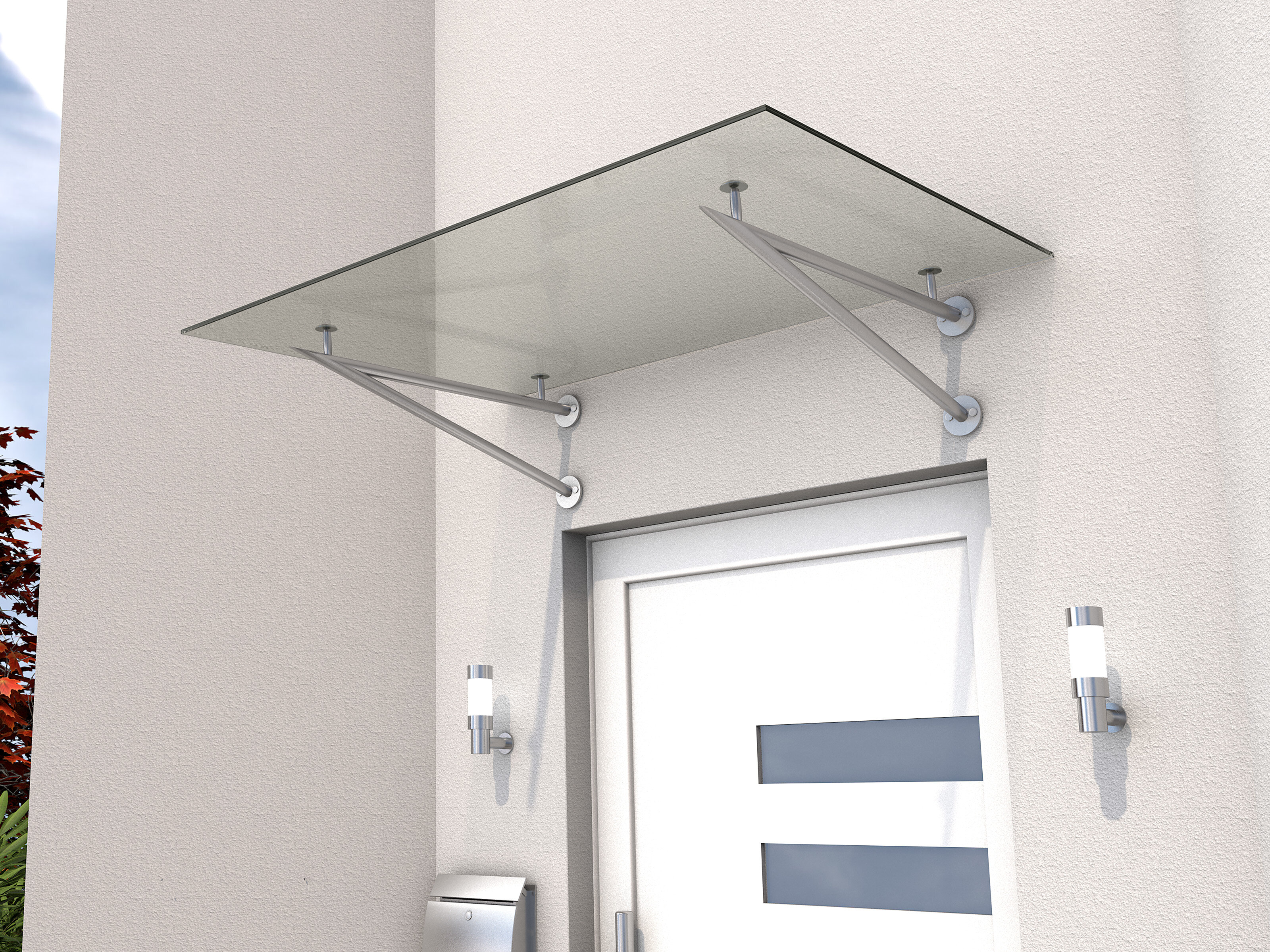 Edelstahlvordächer - Scobalit